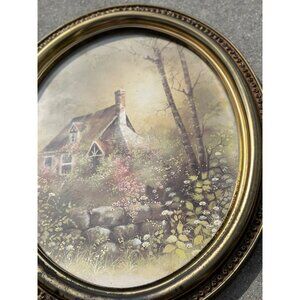Syroco | Accents | Vtg Syroco 982 Oval Gold Plastic Picture Frame 22 ...